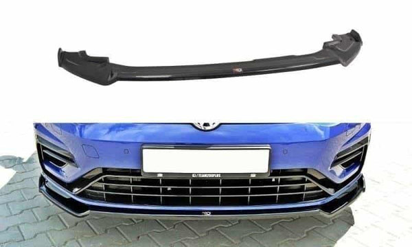 Front Lippe / Front Splitter / Frontansatz V.2 für VW Golf 7 R-Line Facelift von Maxton Design