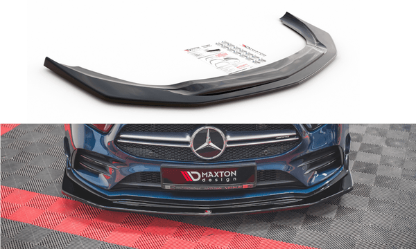 Front lip/front splitter/front attachment V.3 for Mercedes A35 AMG W177 ...